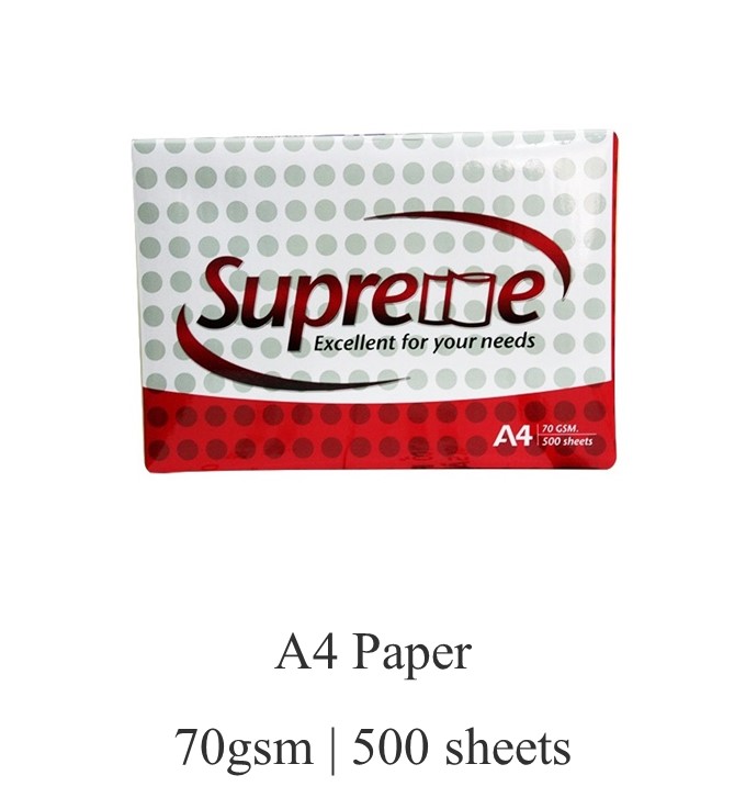 Supreme A4 Paper 70gsm | 500 sheets