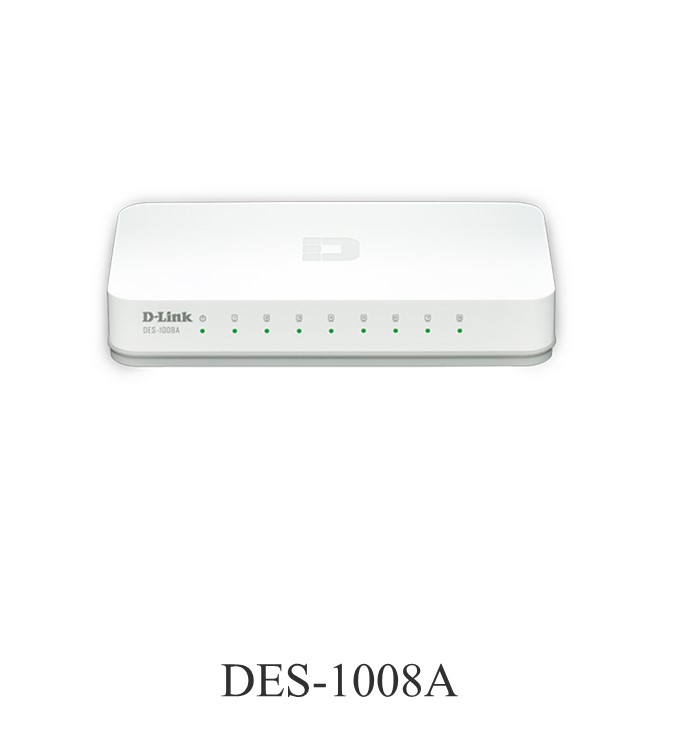 D-Link DES-1008A 8-Port Fast Ethernet Desktop Switch